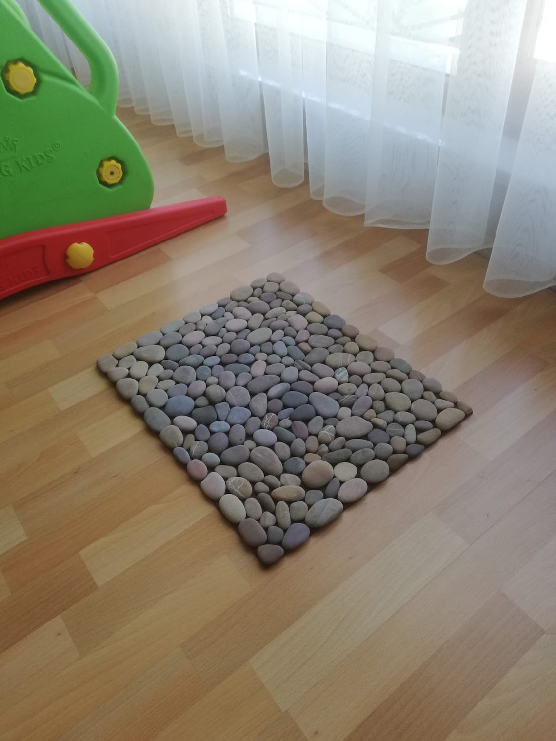 38-60 Cm Beach Stone Mat Pebble Rug Foot Massager Beach - Etsy