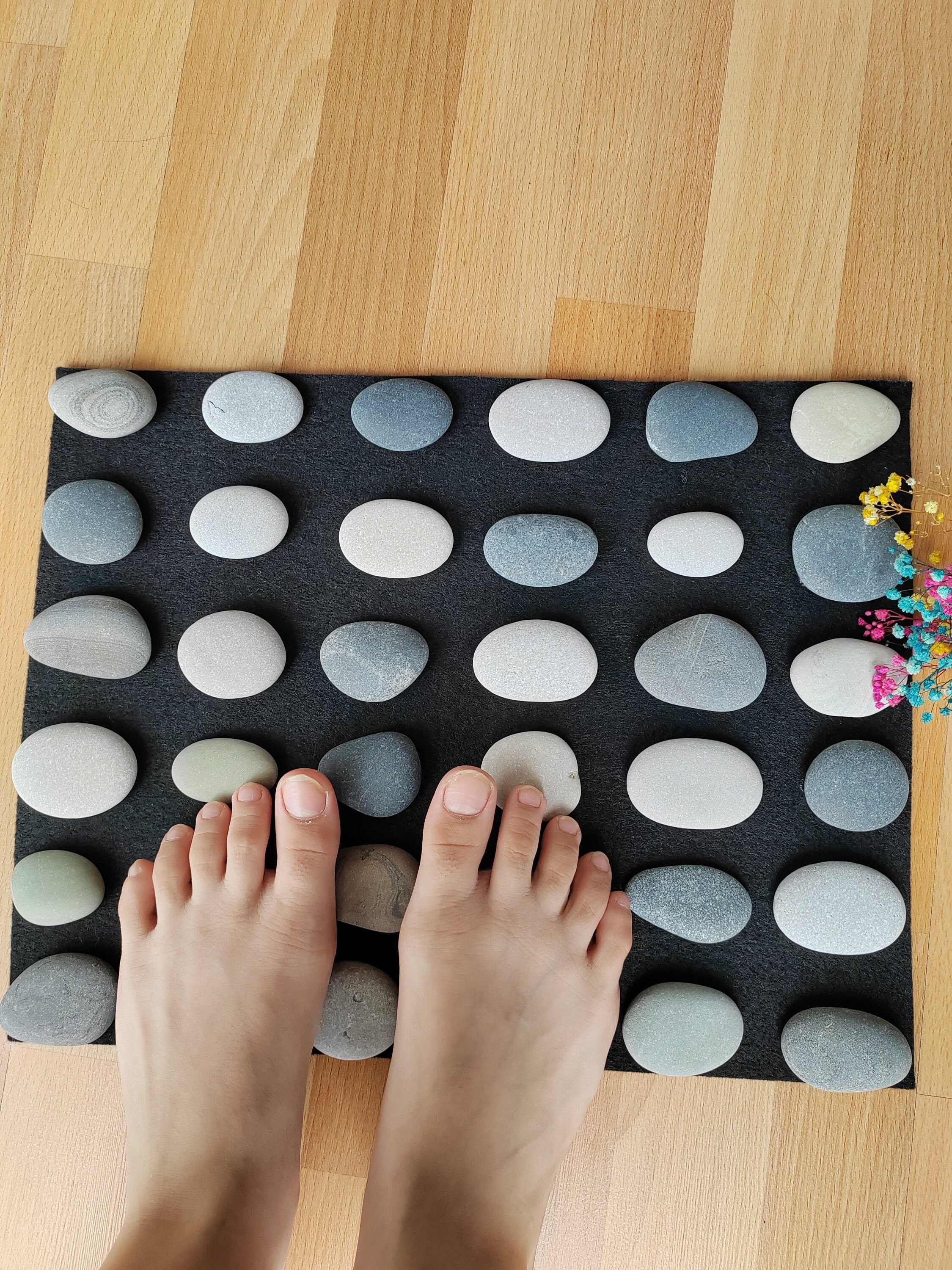 Pebble Foot Massage Mat, New Product, 30-39 Cm, Reflexology Mat, Sole ...