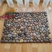35-55 Cm Polished Beach Stone Mat, Pebble Rug, Foot Massager, Beach ...