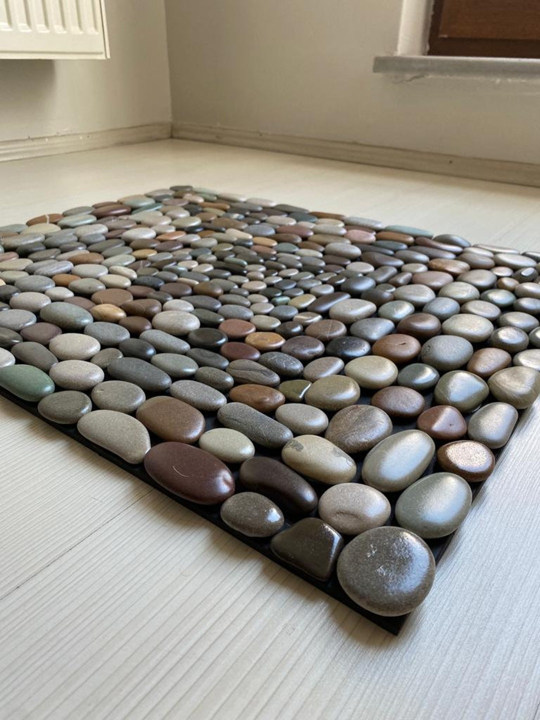 50-60 Cm Beach Stone Mat Beach Stone Mat Stone Mat Natural - Etsy