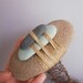 Wrapped Rocks, Beach Decoration Pebble Ornament, Natural Home Gift ...