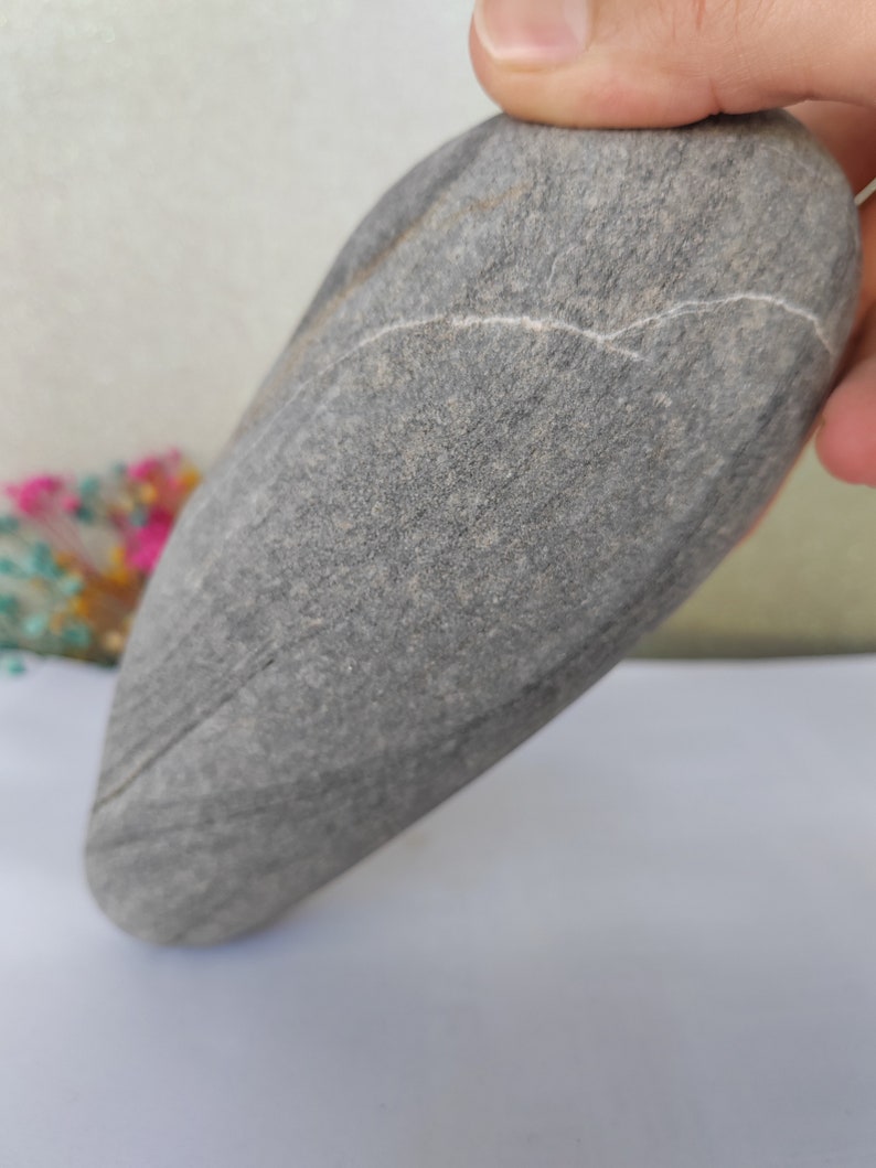 Oval Wavy, Intertwined Spirals Sea Stone, 17 Cm Pebble, Sea Stone ...