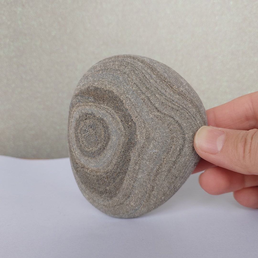 190 Gr, 9 Cm Brown Stone, Beach Stone Sea Art, Pebble, Sea Stone, Beach ...
