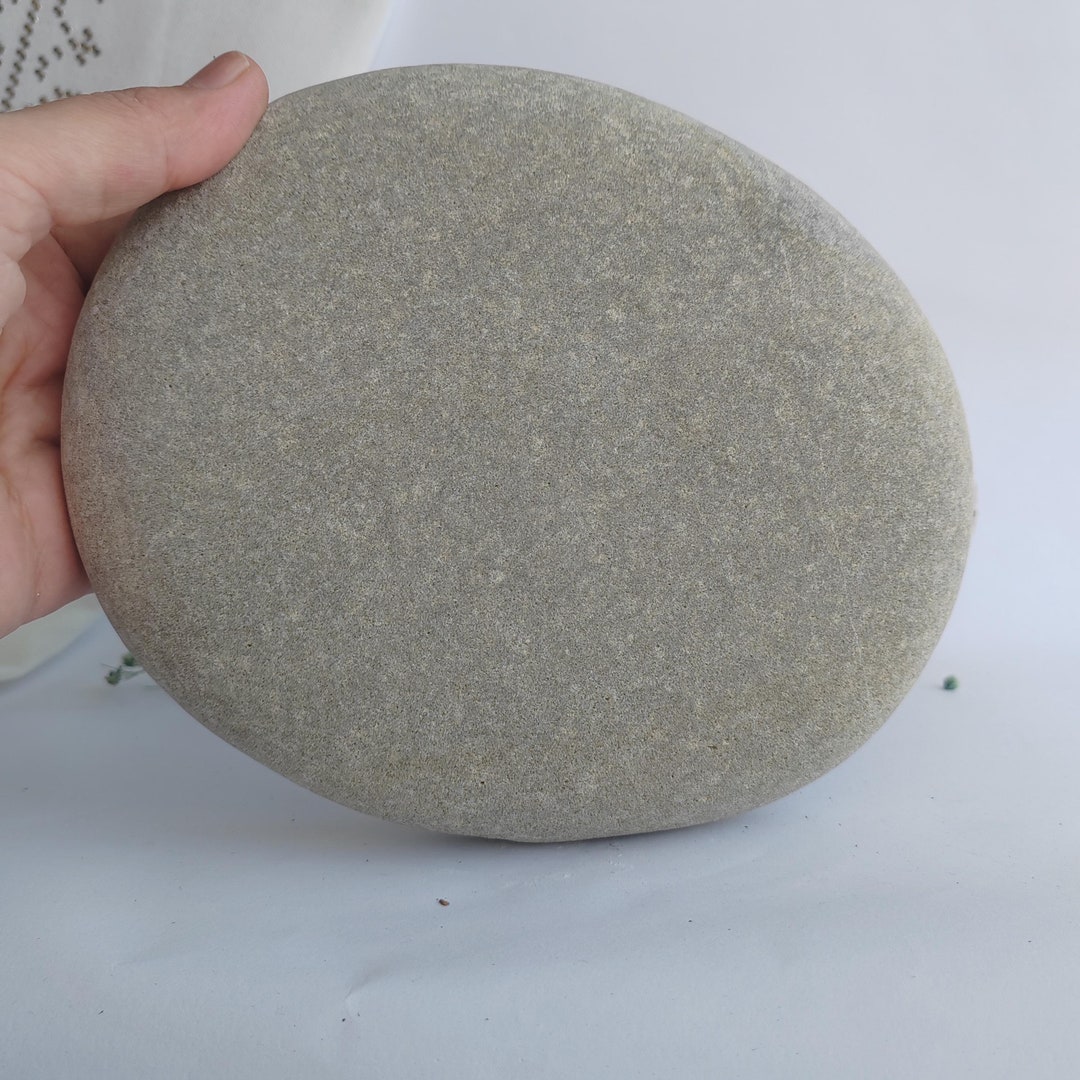 19 Cm 1700 Gr, Large Round Painting Stone, Pebble, Sea Stone, Beach ...
