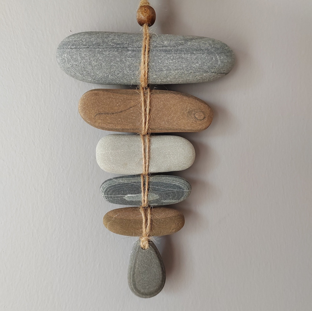 Rock Wall Hanging, 12-20 Cm Beach Stone Wall Decor, Pebble, Rock, Sea ...