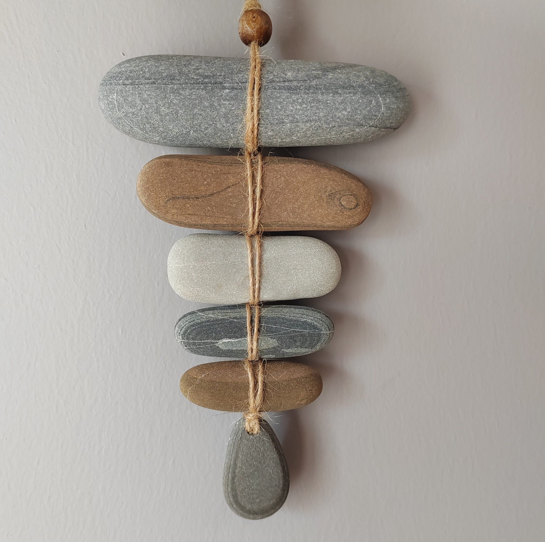 Rock Wall Hanging, 12-20 Cm Beach Stone Wall Decor, Pebble, Rock, Sea ...