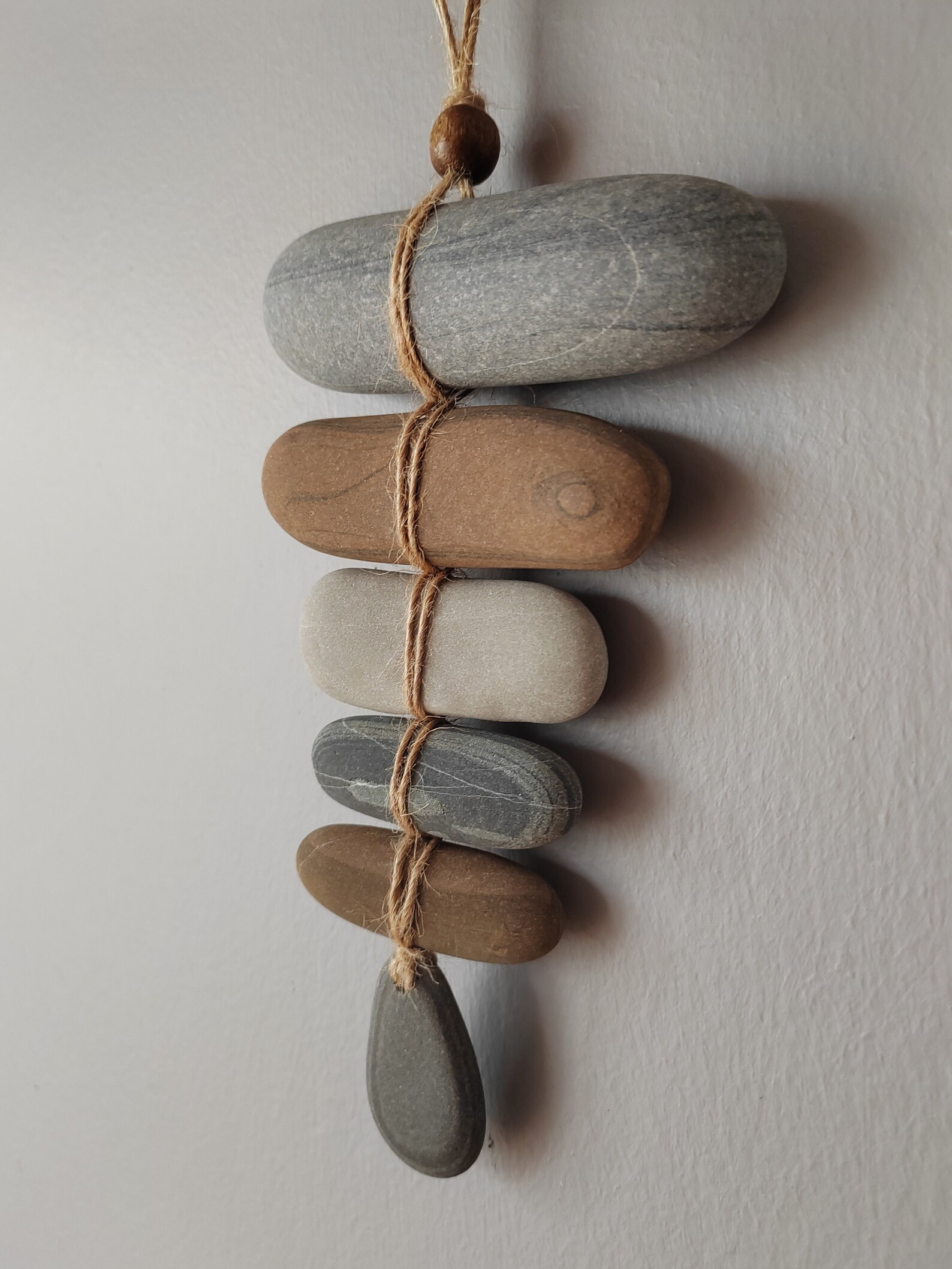 Rock Wall Hanging, 12-20 Cm Beach Stone Wall Decor, Pebble, Rock, Sea ...