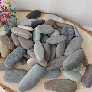 Long Thin Beach Pebbles: 20 DIY Craft Stones (5-7 Cm) (1.9-2.7 Inch) - Etsy