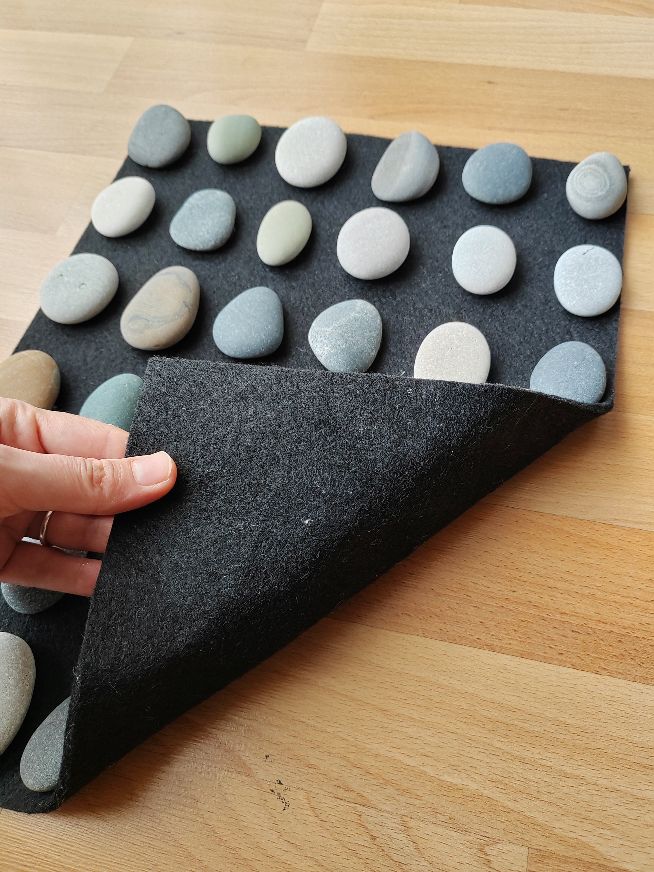 Pebble Foot Massage Mat: Reflexology Relaxation Tool (30-39 Cm) - Etsy