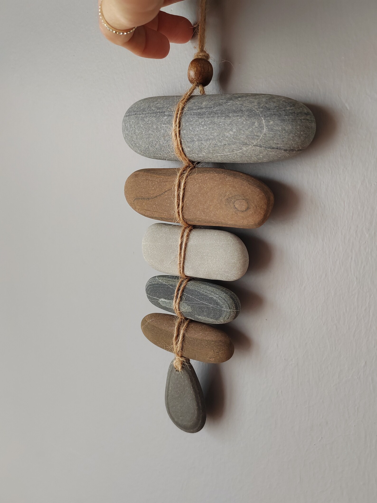 Rock Wall Hanging, 12-20 Cm Beach Stone Wall Decor, Pebble, Rock, Sea ...