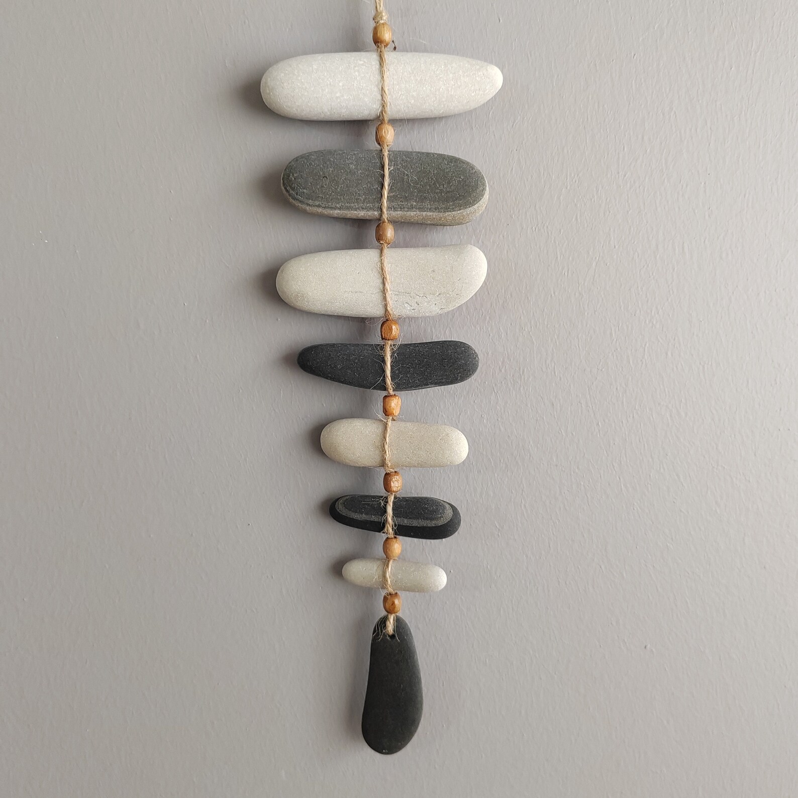 Rock Wall Hanging, 9-28 Cm Beach Stone Wall Decor, Pebble, Rock, Sea ...