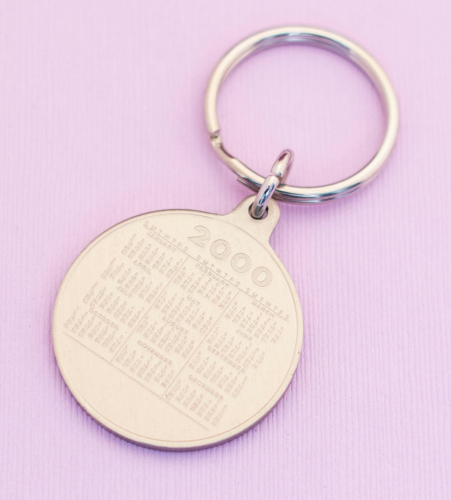 Vintage Silver Tone the Millennium Keychain by Avon HB9 - Etsy