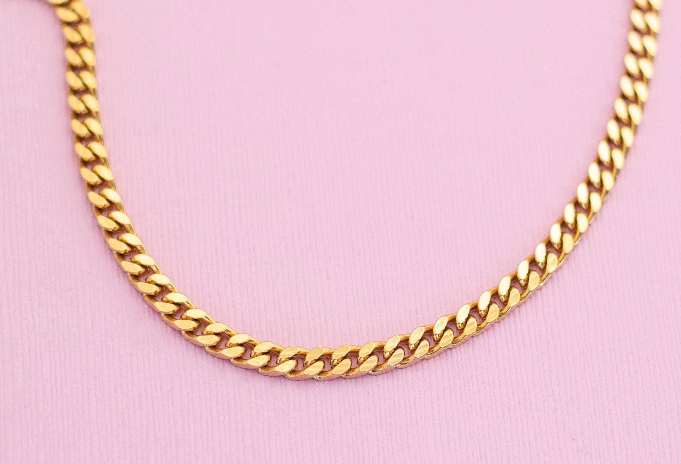 Vintage Minimalist Gold Tone Chain Necklace 24 Inches by Citation HB10 ...