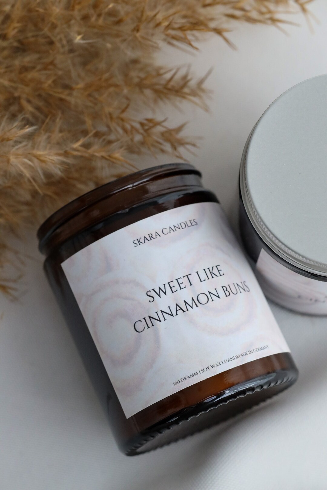 Cinnamon Candle I Scented Candle in a Glass I Cinnamon Buns - Etsy