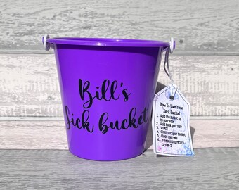 Sick Bucket Decal - Etsy UK