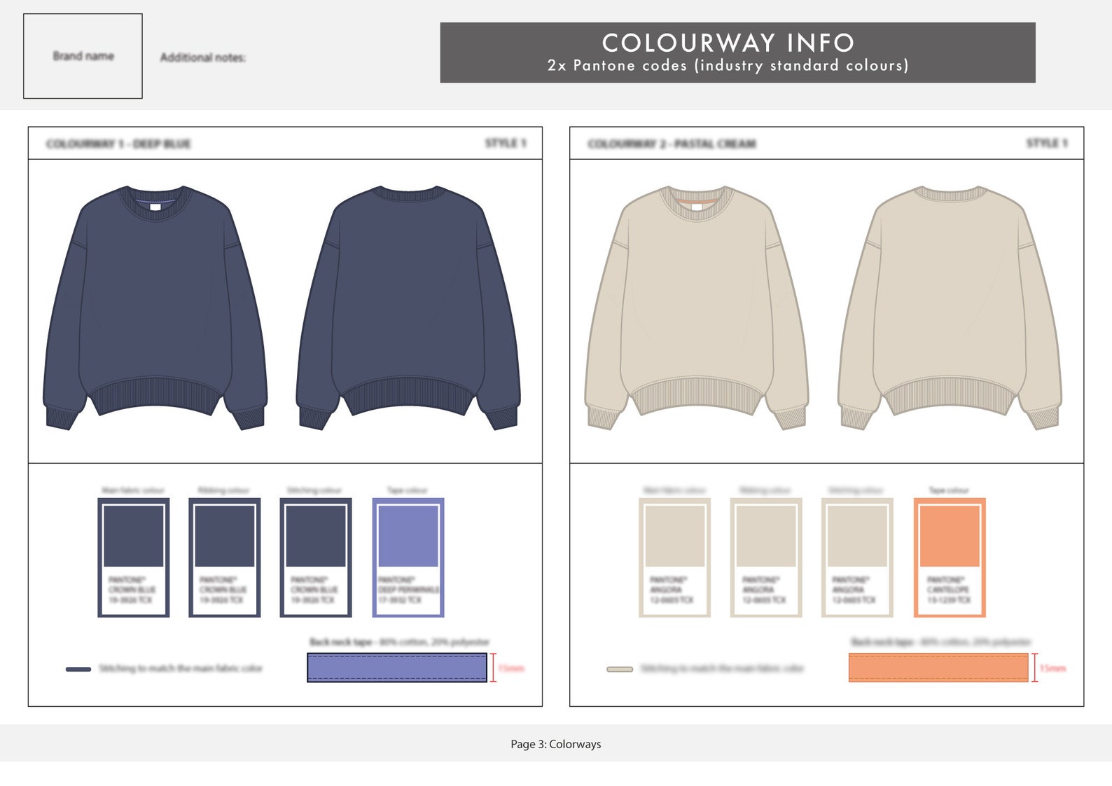 Oversized Sweater TECH PACK Illustrator Photoshop Procreate - Etsy