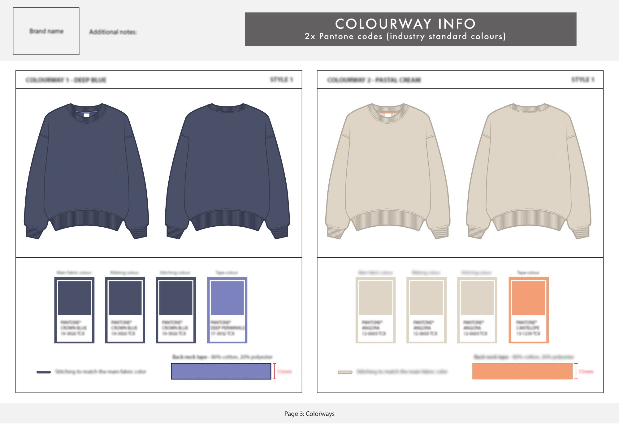 Oversized Sweater TECH PACK Illustrator Photoshop Procreate - Etsy