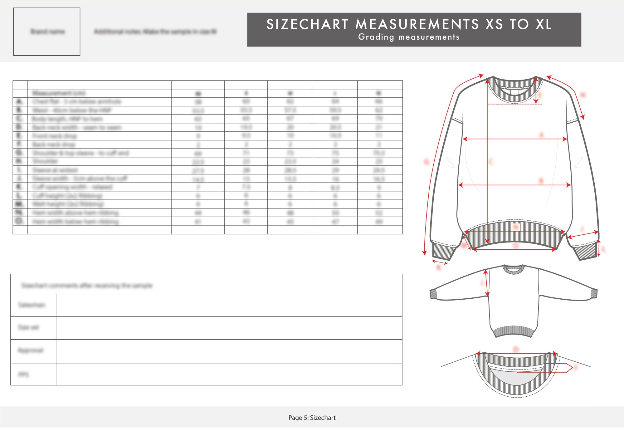 Oversized Sweater TECH PACK Illustrator Photoshop Procreate - Etsy