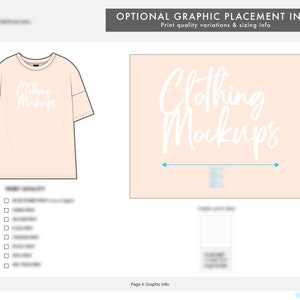 Oversized Boxy T-shirt TECH-PACK Illustrator Photoshop Procreate - Etsy