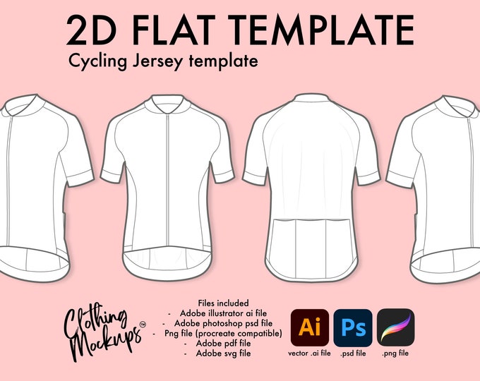 Cycling Jersey Pattern Uncut Mens Cycling Shirt Multisize Chest 34-44 ...