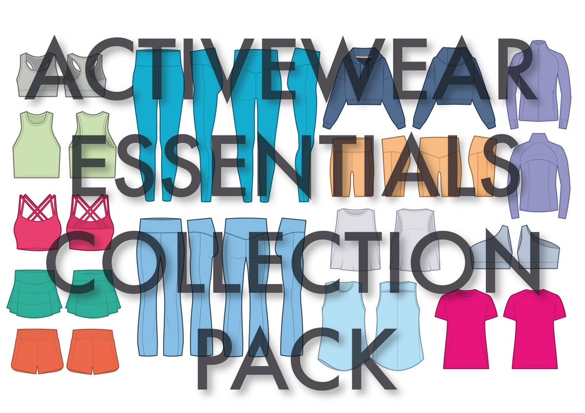 Fashion Flats - Activewear Essentials Collection - Etsy