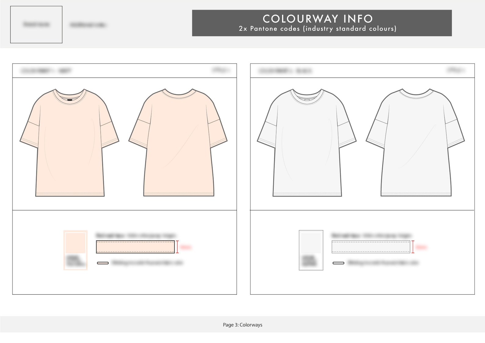 Oversized Boxy T-shirt TECH-PACK Illustrator Photoshop Procreate - Etsy