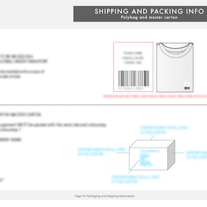 Oversized Boxy T-shirt TECH-PACK Illustrator Photoshop Procreate - Etsy