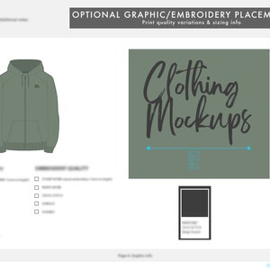 Full Zip Hoodie TECH PACK - Etsy