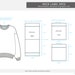 Oversized Sweater TECH PACK Illustrator Photoshop Procreate - Etsy
