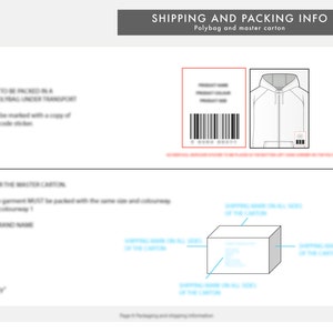 Full Zip Hoodie TECH PACK - Etsy