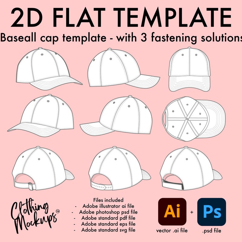 Back of Baseball Cap Svg - Etsy