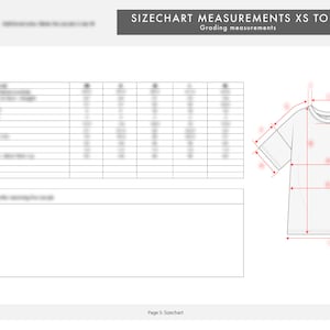Oversized Boxy T-shirt TECH-PACK Illustrator Photoshop Procreate - Etsy