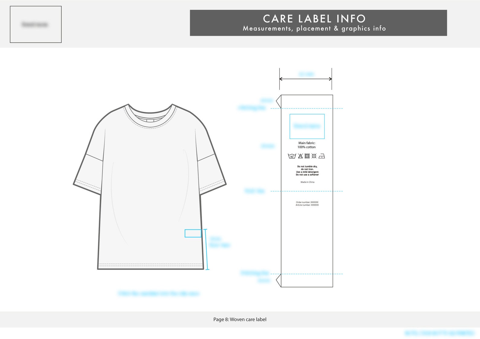 Oversized Boxy T-shirt TECH-PACK Illustrator Photoshop Procreate - Etsy