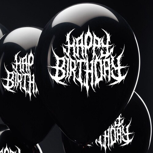 Heavy Metal Happy Birthday Card Death Metal Gift - Etsy UK