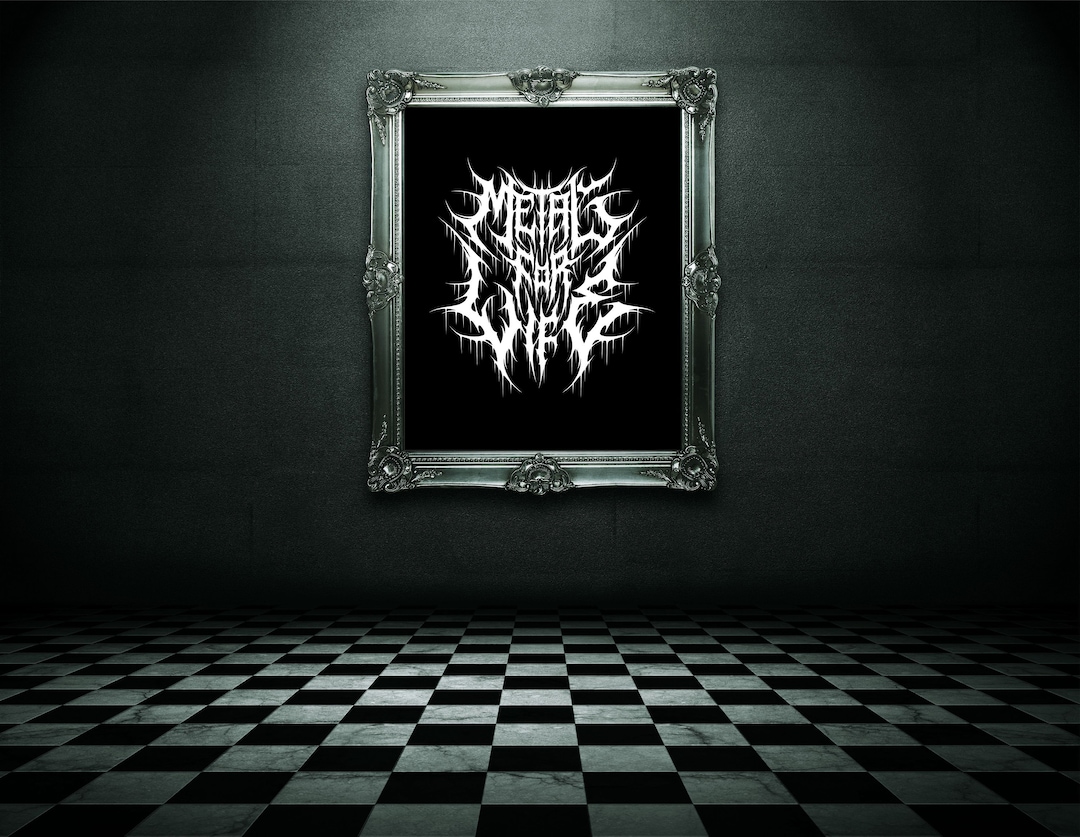 A4 Metal for Life Print Heavy Metal Gift - Etsy