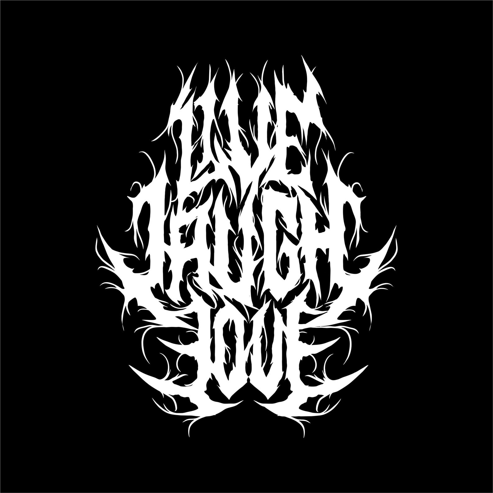 A4 Live Laugh Love Print Heavy Metal Gift - Etsy UK