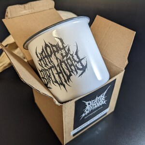 Custom Heavy Metal Mug - Bespoke Personalised Death Metal Gift - Blegh ...