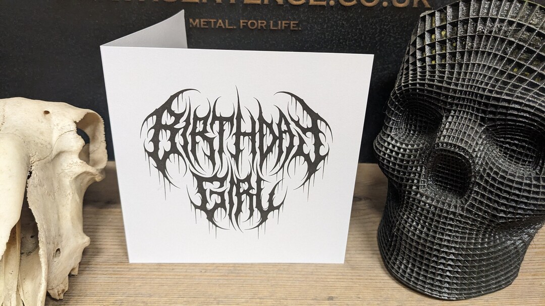 Heavy Metal Birthday Boy/girl - Death Metal Gift - Etsy