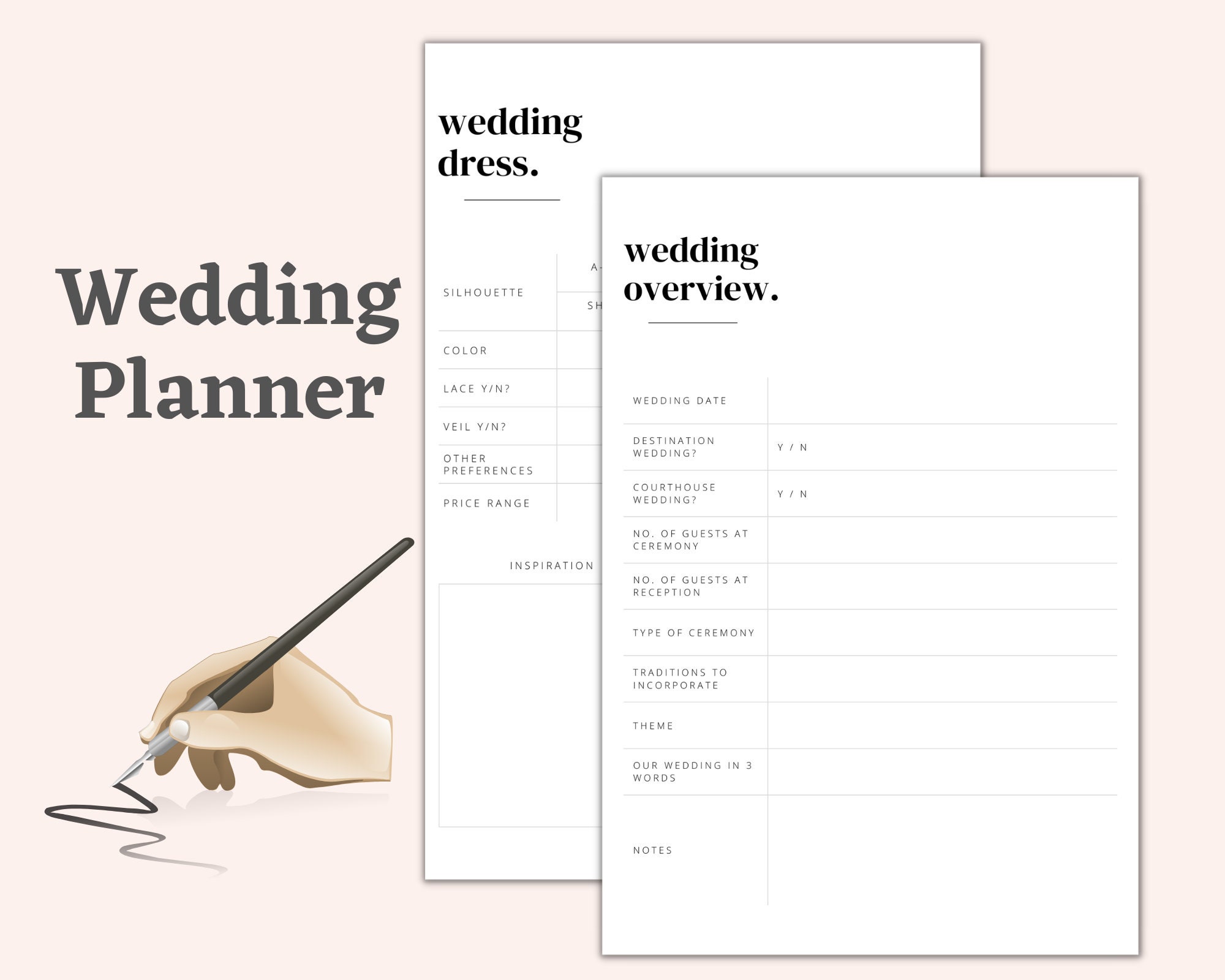 Wedding Planner Printable Printable Wedding Planner Pages Wedding Plan ...