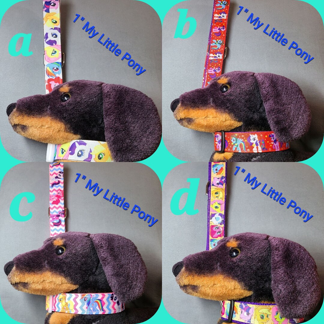 My Little Pony Leash & Collar Set FREE SHIPPING - Etsy