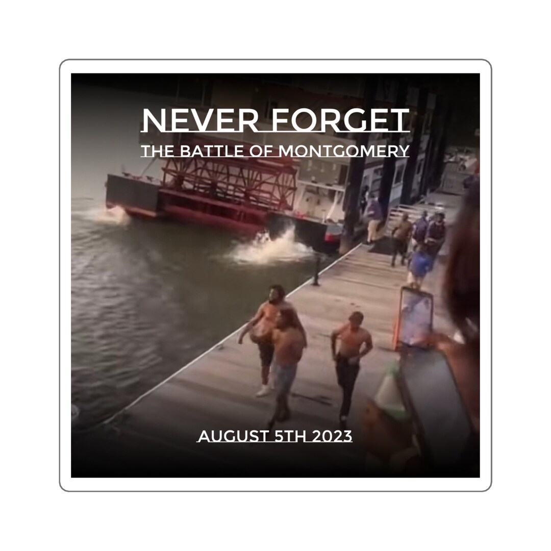 Montgomery Brawl 2023 Commemorative Skippers on the Dock Sticker - Etsy