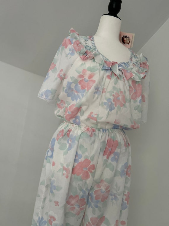 Mint Condition Vintage Floral , Feminine, PJ Set – Wa… - Gem