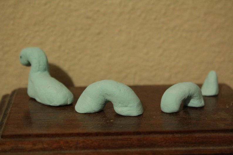Loch Ness Monster Clay Figurine - Etsy