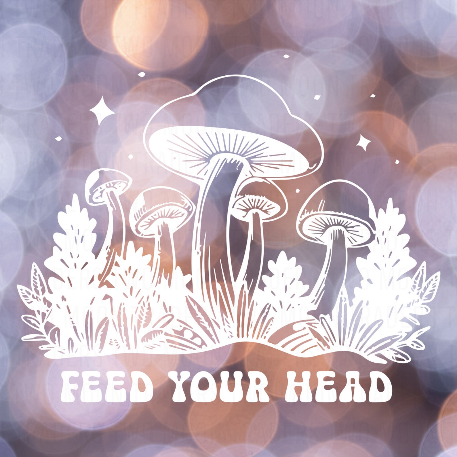Feed Your Head SVG, JPG, PNG, Hippie Svg, Boho Svg, Retro Svg, Flower ...