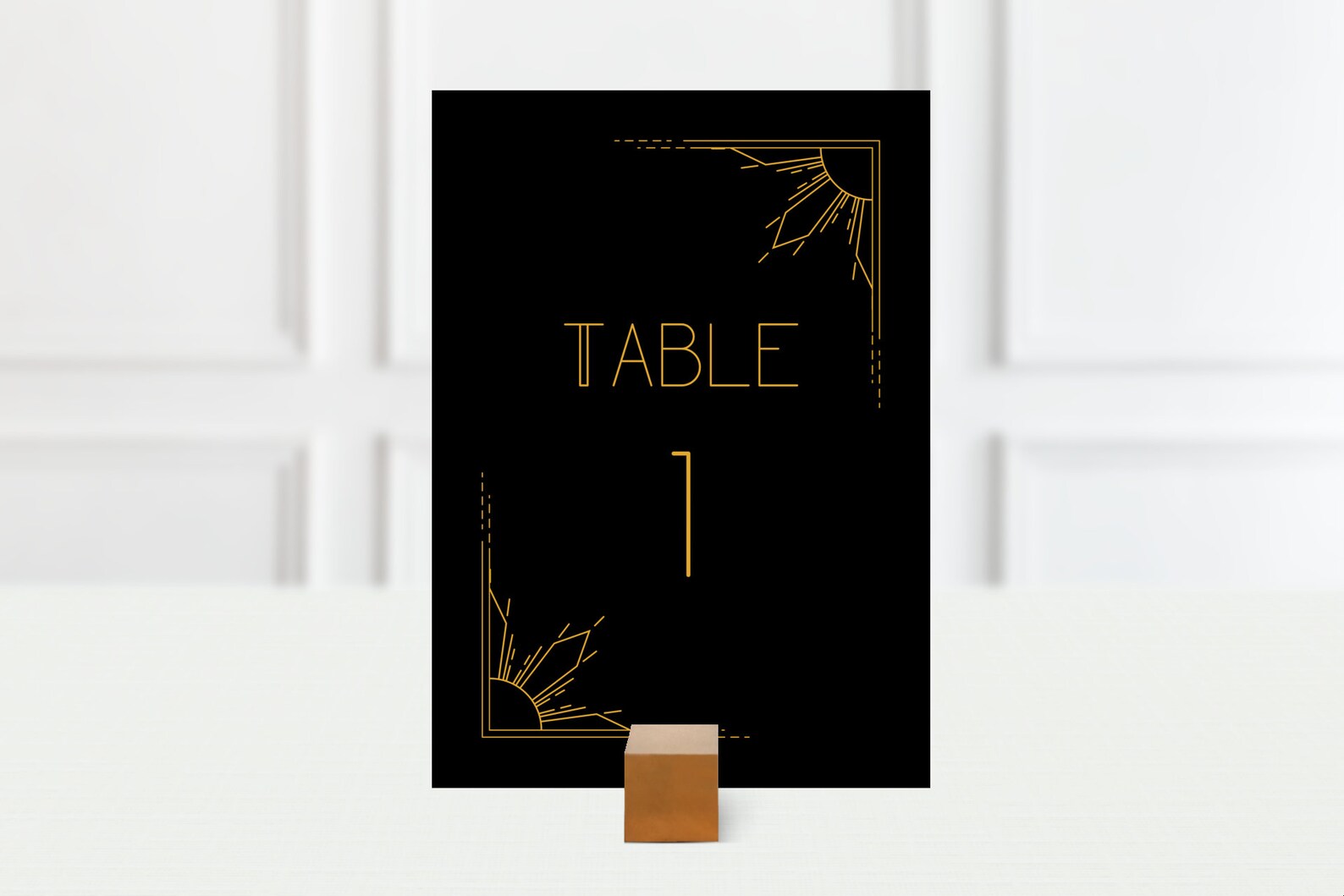 Table Numbers Art Deco Digital Download - Etsy