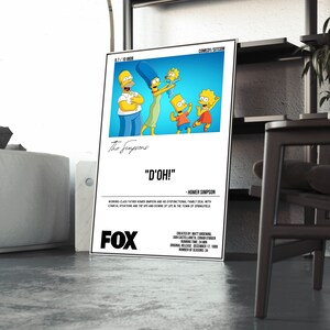 The Simpsons | Movie Quotes | Minimalist Movie Poster | Vintage Retro ...