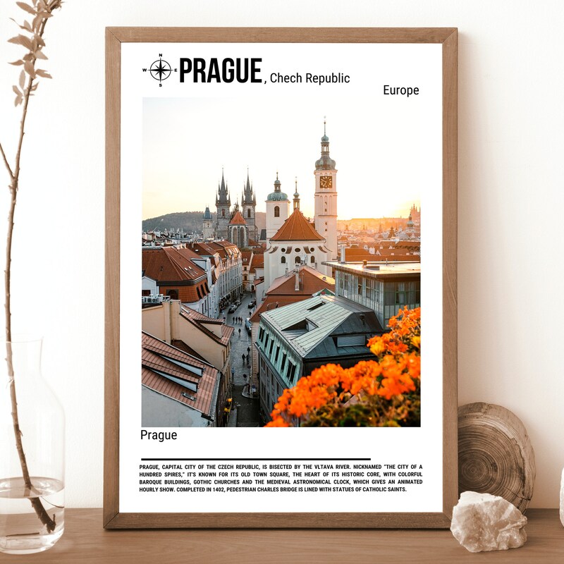 Prague Poster - Etsy