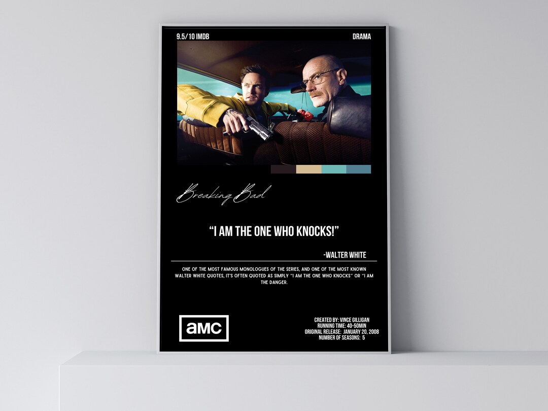 Breaking Bad | Tv Series Quote | Minimalist Movie Poster | Vintage ...