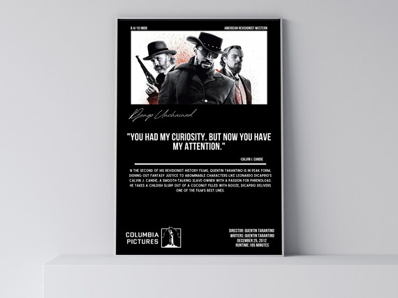 Django Unchained Curiosity Quote