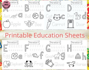 Early Years Letters - Etsy